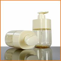 China Square PET Cosmetic Bottle 300ml High Quality Shoulder Sleeve Large Capacity Customizable for sale