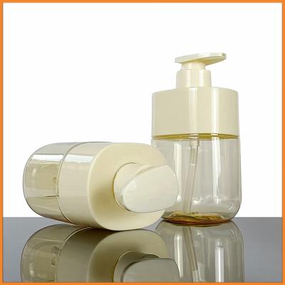 China Square PET Cosmetic Bottle 300ml High Quality Shoulder Sleeve Large Capacity Customizable for sale