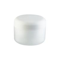 China 50g 100g 200g PP Matte Double Layer Face Cream Jar for Cosmetics and Hair Masks for sale