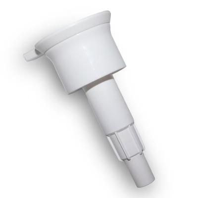China 28mm 4cc Output Custom Colored PP Plastic Crown Emulsion Pump Lotion Pump Hand Wash Screw-in for sale