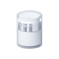 China Double Wall Airless Cream Jar 15ml 30ml 50ml 100ml Top Liquid Outlet Press Type for Personal Care for sale