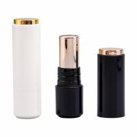 China 3.5g Plastic Lip Gloss Tubes with Sealing Plate for Cosmetic Packaging Lipstick Tube Printed for sale
