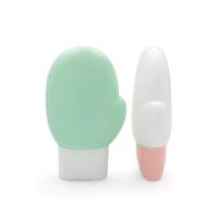 China 60ml 100ml Finger Shaped Sunscreen Bottle Portable PE Plastic Travel Container for sale