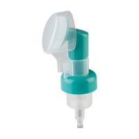 China 43/410 Foam Pump Plastic Foam Pump with External Spring and Silicone Brush for Cleansing for sale