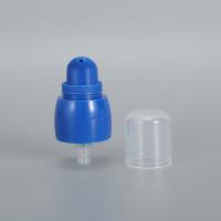 China 18/410 PP Cream Dispenser Pump with Half Over Cap for Cosmetic Packaging for sale
