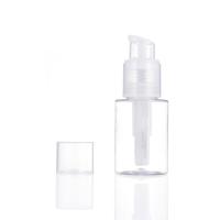 China Transparent PET Powder Spray Bottle 35ml 50ml 60ml 80ml 120ml Leak Proof Precise Dispensing for sale
