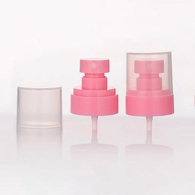 China 24mm 37mm Plastic Screw Black Fine Mist Sprayer Baby Bottle Cream Handling Pump Double Wall for sale