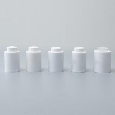 China Plastic Press Dropper 18mm 20mm 24mm with Customized Glass Tube for Essential Oil Bottle for sale