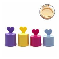 China Wholesale 4G Plastic Cylinder Powder Case with Puff and Mirror for Blush Hairline 60mm for sale