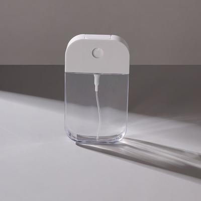 China 30ml 50ml Carat Perfume Spray Bottle Hand Sanitizer Bottle Plastic with Pump Sealed Sprayer for sale