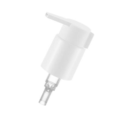 China 24mm 28mm Left Right Lock Cream Pump Matte Glossy Long Nozzle Clip Spring for Cosmetic Packaging for sale