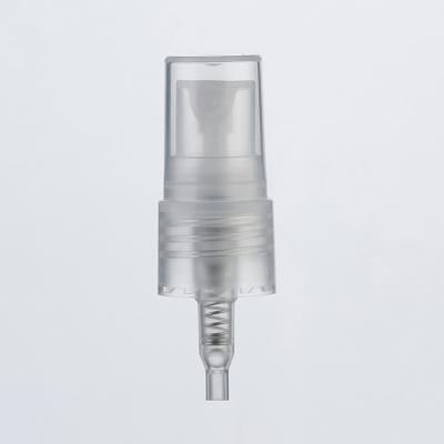 China 14mm Transparent Plastic Fine Mist Sprayer Pump for Perfume Bottles 20ml for sale