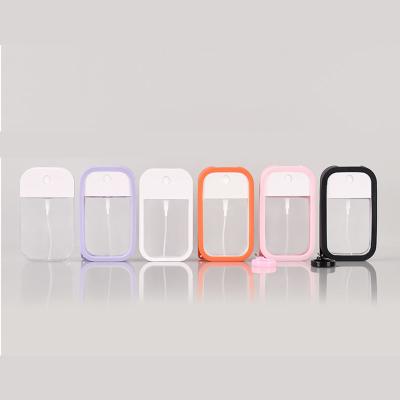 China Card Shape Perfume Bottle 30ml 50ml Refillable Travel Spray Leak Resistant for sale