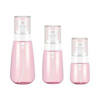 China 30ml 60ml 100ml PET Mist Spray Bottle Refillable Cosmetic Dispenser Fine Mist Atomizer for sale