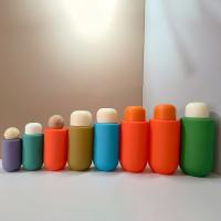 China HDPE Disc Top Cap Lotion Bottle 60ml to 400ml Custom Color Squeeze Container for sale