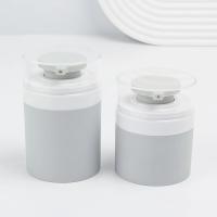 China 30ml 50ml 100ml Custom PP Airless Pump Bottles Empty Cosmetic Container with Clear Cap for sale