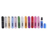 China 5ml 8ml Bottom Filling Perfume Bottle Refillable Mini Travel Atomizer Electroplated Portable Spray for sale