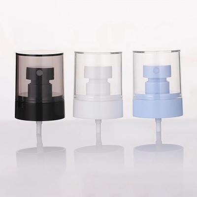 China AS Half Cap Fine Mist Pump 24mm 28mm Plastic UPG for Cosmetic Packaging for sale
