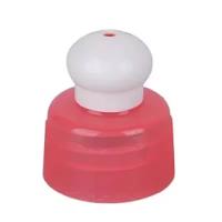 China PP Plastic Push Pull Bottle Caps 20mm 24mm 28mm Leak Proof Spout Caps for Liquid Packaging for sale