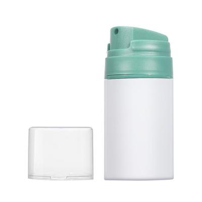 China 30ml 50ml 100ml Airless Dispenser Pump Bottle with PP Over Cap for Cosmetics for sale