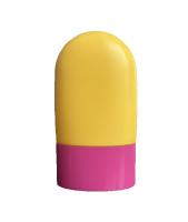 China 50ml PE Silk Screen Printed Sunscreen Cosmetic Bottle with Screw Cap for Sun Protection for sale