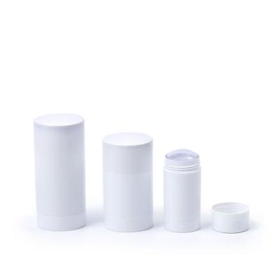 China PP Deodorant Stick Bottle 30g 50g 75g Cylindrical Shape for Solid Gel Cream Makeup Packaging for sale
