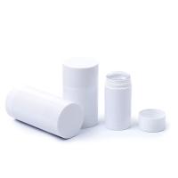 China PP Deodorant Stick Bottle 30g 50g 75g Cylindrical Shape for Solid Gel Cream Makeup Packaging for sale