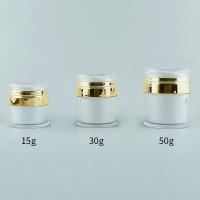 China 15ml 30ml 50ml 100ml Airless Press Cream Bottle Jar PP Plastic Customizable Skincare Packaging for sale