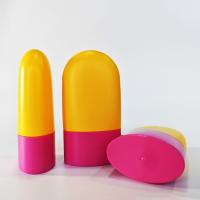 China 50ml Sunscreen Isolation Cream Bottle PE Plastic with Screw Cap Custom Color for sale