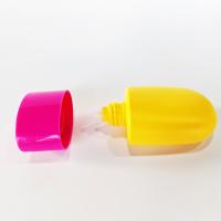 China 50ml Sunscreen Isolation Cream Bottle PE Plastic with Screw Cap Custom Color for sale