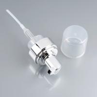 China 40mm 42mm Full Electroplated Foam Pump Dispenser 3.0cc 5.0cc Output Gold Chrome for sale