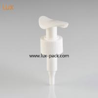 China Leaf Shape Head 24/410 28/410 Plastic Lotion Dispenser Pump for Bottles for sale