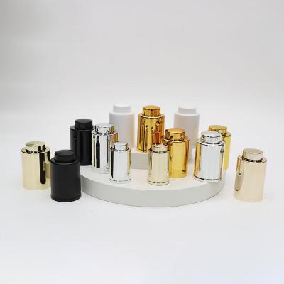China 20mm 20/410 Gold Silver UV Gold Press Pump Glass Dropper Cap for Bottle for sale
