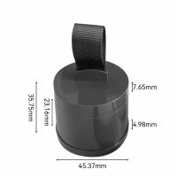 China 4g ABS+AS Round Foundation Blush Jar for Loose Powder Pressed Powder Cosmetic Packaging for sale