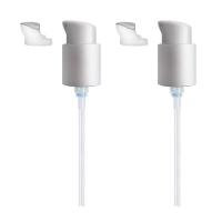 China Plastic Treatment Pump 18mm 20mm 24mm with Half Cap for Cosmetic Bottles for sale