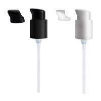 China Plastic Treatment Pump 18mm 20mm 24mm with Half Cap for Cosmetic Bottles for sale