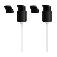 China Plastic Treatment Pump 18mm 20mm 24mm with Half Cap for Cosmetic Bottles for sale