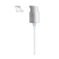 China Plastic Treatment Pump 18mm 20mm 24mm with Half Cap for Cosmetic Bottles for sale