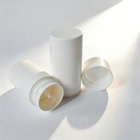 China 30-100g Empty Deodorant Balm Stick Cylindrical PP Recycled Refillable Custom Colors for sale
