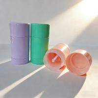 China 30-100g Empty Deodorant Balm Stick Cylindrical PP Recycled Refillable Custom Colors for sale