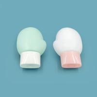 China 50ml Pink Egg Shaped PET Bottle Travel Size Sunscreen Serum Packaging Custom Logo for sale