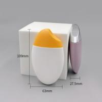 China 50ml Pink Egg Shaped PET Bottle Travel Size Sunscreen Serum Packaging Custom Logo for sale