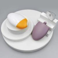 China 50ml Pink Egg Shaped PET Bottle Travel Size Sunscreen Serum Packaging Custom Logo for sale