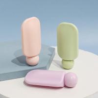 China Wholesale 40ml PET Square Face Hand Cream Bottle with Pump Dispenser Custom Logo for sale