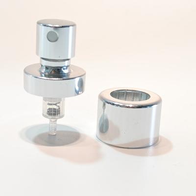 China Premium Aluminum Fine Mist Sprayer with 13mm/15mm/20mm Neck Sizes in Gold/Silver for Well Sealing Cosmetic Bottles for sale
