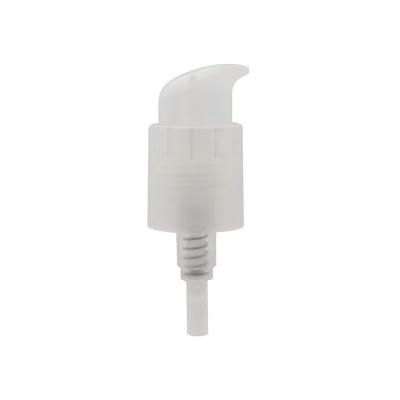 China PP Plastic Lotion Pump Dispenser 24/410 Black White Silver Electroplate Cream Pump Head for Cosmetic Serum Foundation Packaging for sale