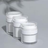 China Press-type 15ml 30ml 50ml 100ml Empty Plastic Airless Bottles for Lotion and Cream Precise Liquid Dispensing for sale