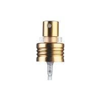China Silver Gold Aluminum Screw Perfume Sprayer Pump Fine Mist Spray Pump for Cosmetic Glass Bottle for sale