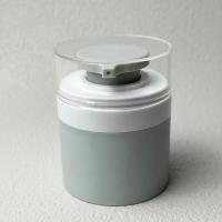 China Modern Slender Airless Pump Bottle 30ml 50ml Portable PET Vacuum Lotion Container for Serum Essence Cosmetic Travel Size Packaging for sale