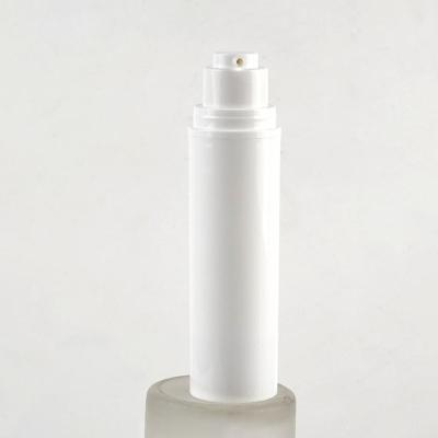 China White Airless Cosmetic Pump Bottle for Skincare Cream, Lotion and Serum for sale